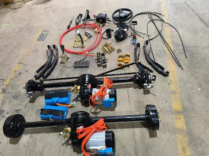 4×4 off-road 10kw ev bus car electric differential trailer front rear ...