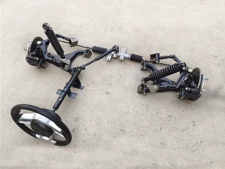 electric four-wheeler drive steering axle front axle motor with rear ...
