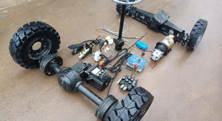 hand push portable semi ep equipment 2 ton electric all terrain reach ...