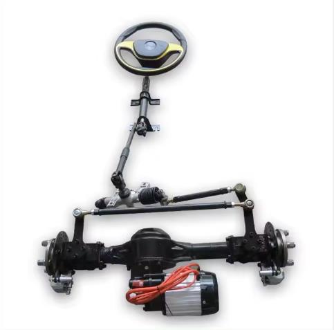 48v motors electric ev vehicle kit semi disc brake drive rear axle 5kw ...