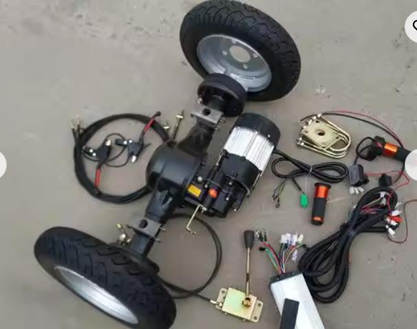 2speed electric motor kit with vehicle golf cart rear and front 3 axle ...
