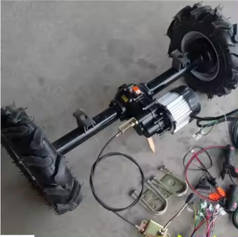 3kw 48v driving chain driven differential bicycle to trike conversion ...